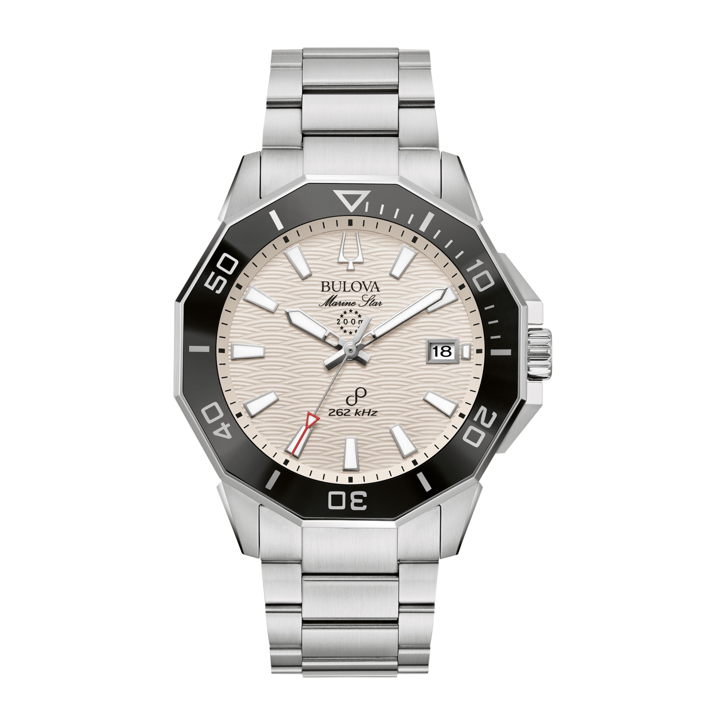 Bulova 505-00982 | 42 mm | White Dial | Stainless-Steel Bracelet ...