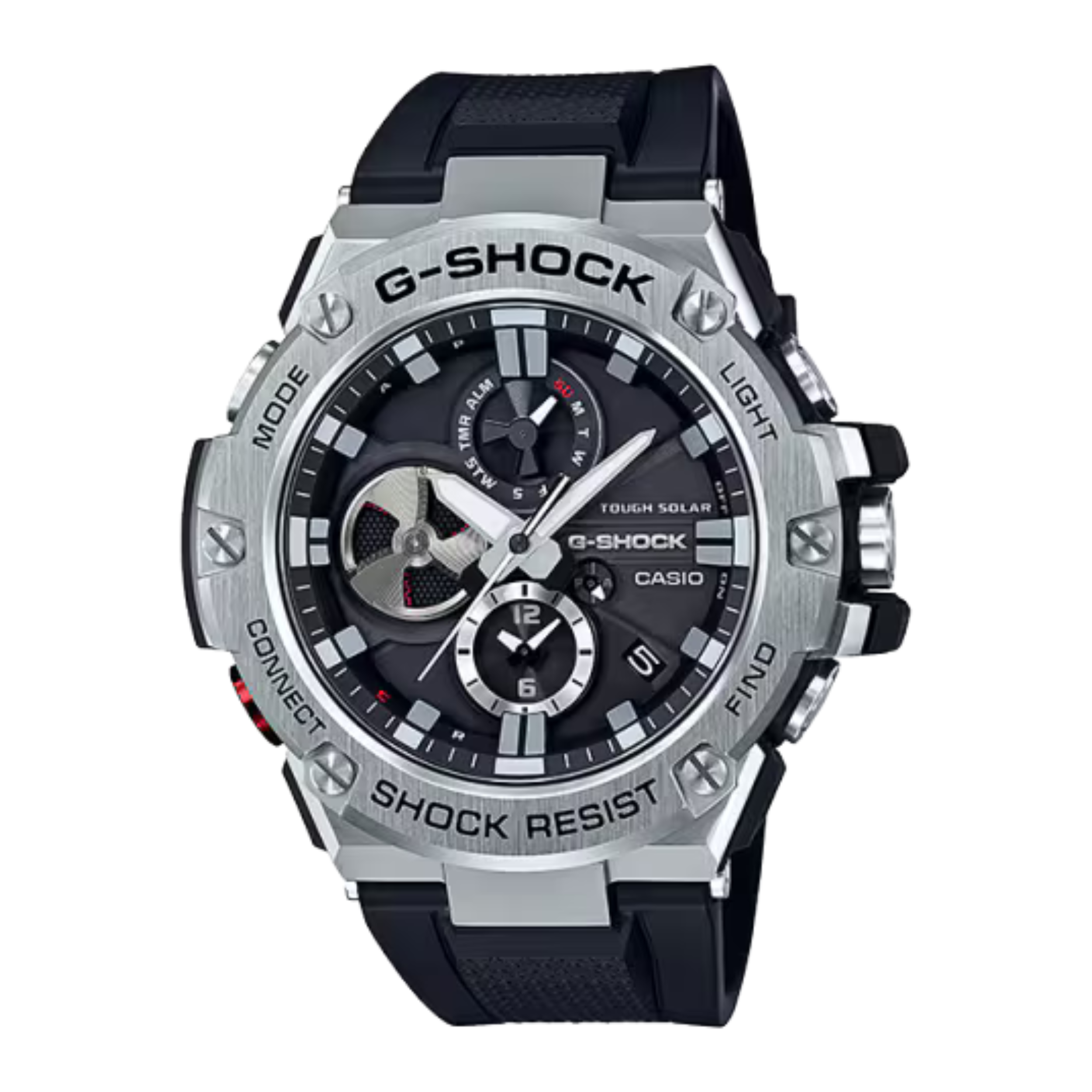 G-SHOCK G-STEEL Solar Bluetooth Black/Silver Watch – Marc Robinson Jewelers